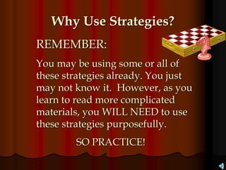 Reading-Strategies-Thinking-About-How-You-Read.ppt | Education