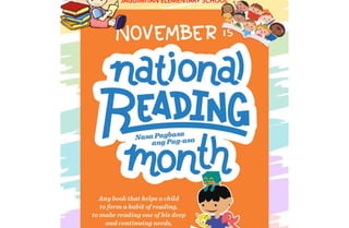 National Reading Month Celebration-Tarpapel | PPTX