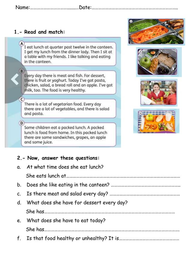 READING: THERE IS- THERE ARE | PPTX | Vegetarian Diets | Food & Drink