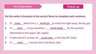 Reading - Unit 11. Subjunctive mood.pptx