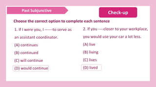 Reading - Unit 11. Subjunctive mood.pptx