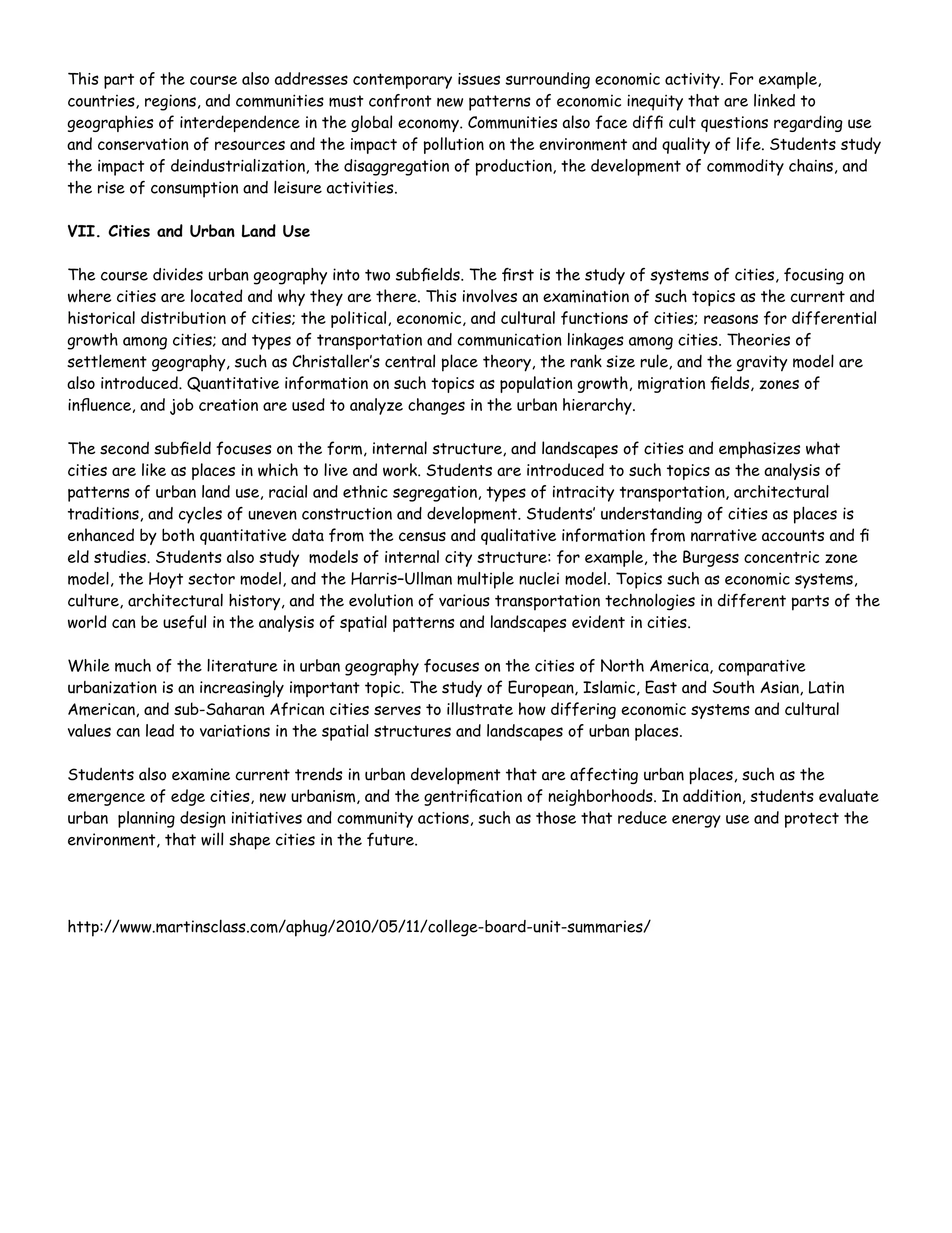 Reading unit summaries | PDF