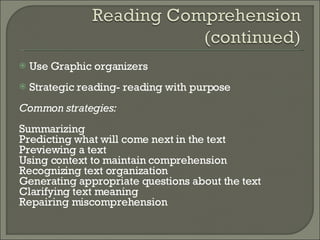 Reading & Writing | PPT