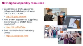 Building the digital capability of your staff and students | PPTX