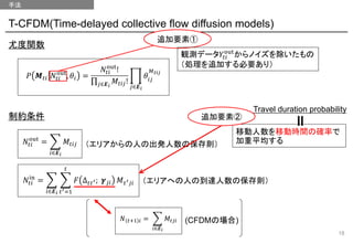 Time-delayed collective flow diffusion models for inferring latent ...