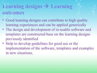 Developing Generic Tools for Use in Flexible Learning: a Preliminary ...