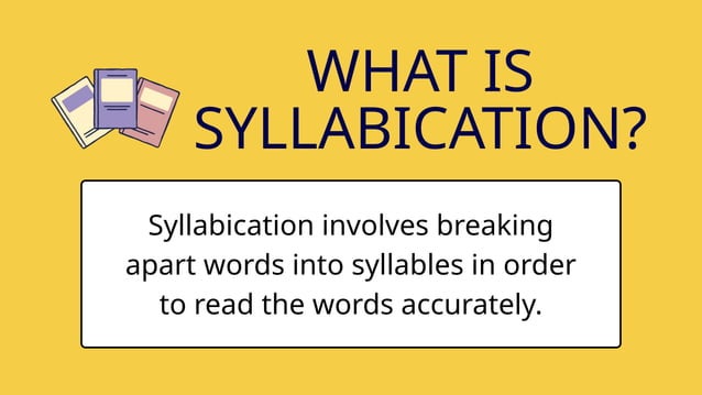 GRADE 3- SYLLABICATION TOPIC SECOND QUARTER | PPTX