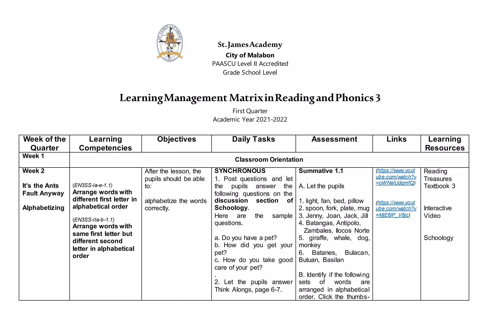 Reading 3_Q1_Learning Matrix.docx