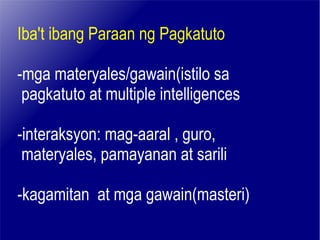 Pagbasa at Pagsulat | ODP
