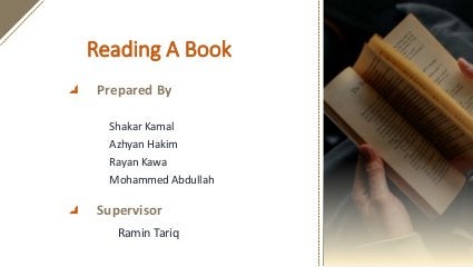 Reading A Book | PPT