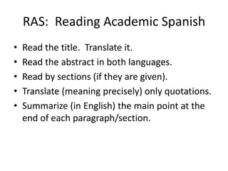 Reading academic articles | PPT