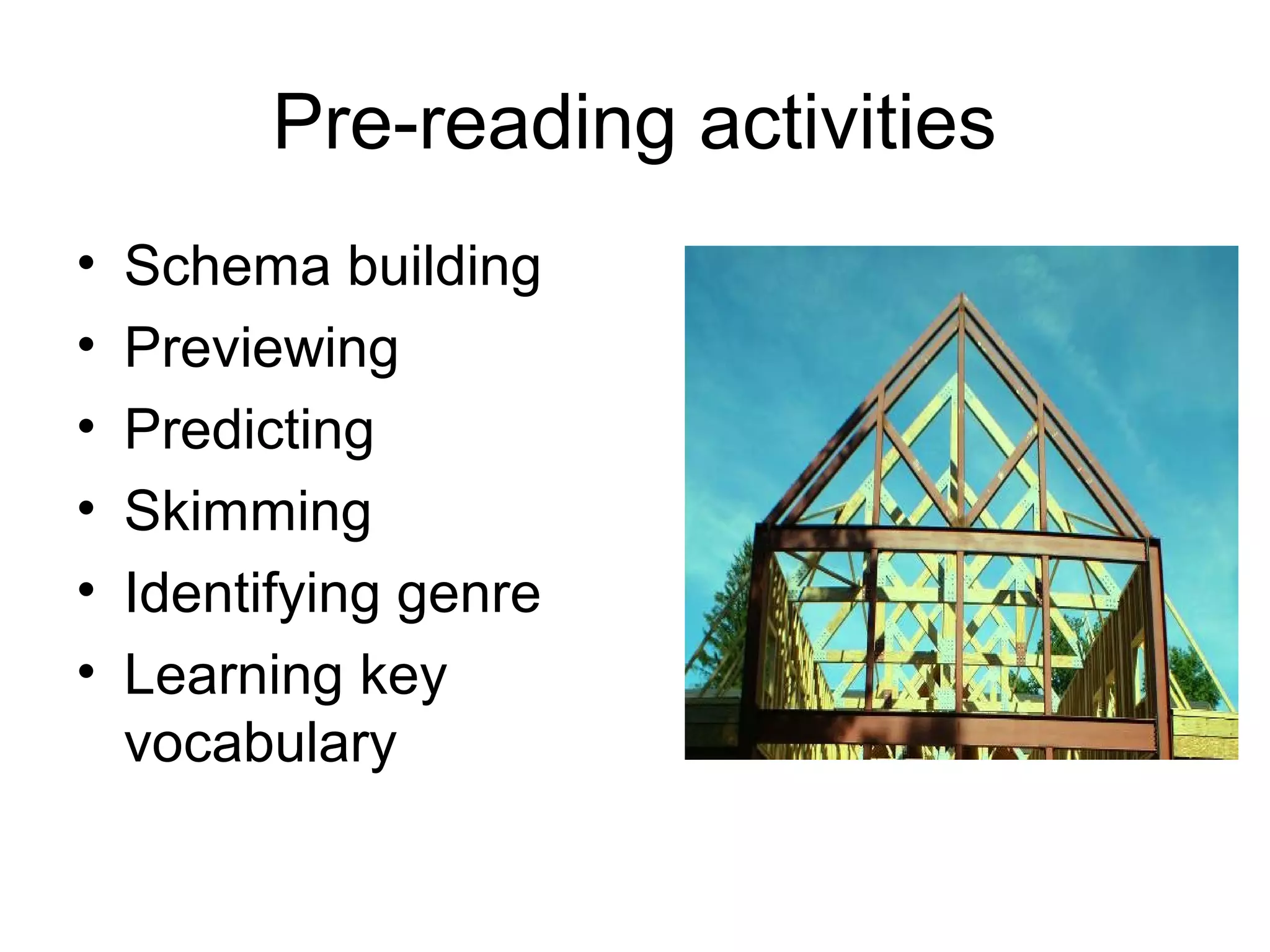 Reading activities and tasks | PPT