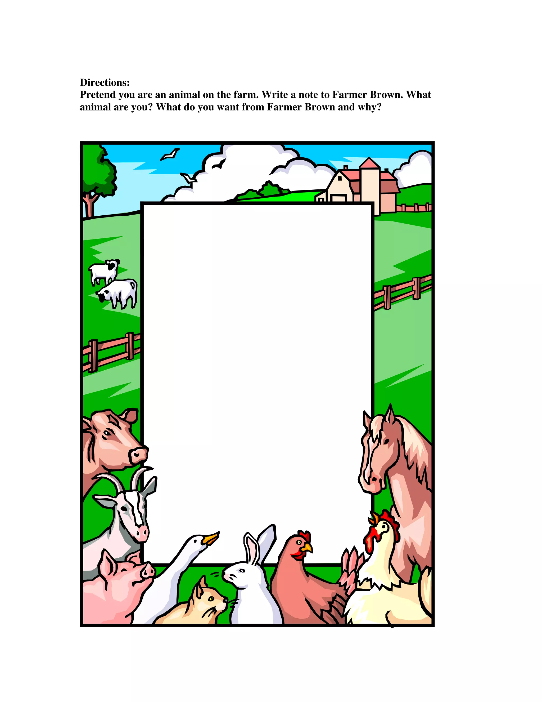 Reading activities click clack moo | PDF