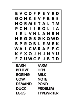 Reading activities click clack moo | PDF