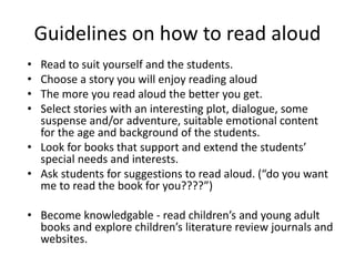 Reading aloud | PPTX