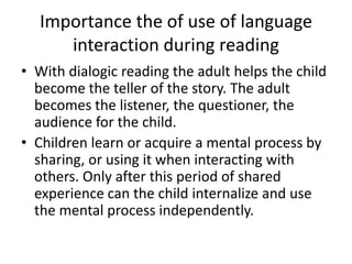 Reading aloud and story telling | PPTX