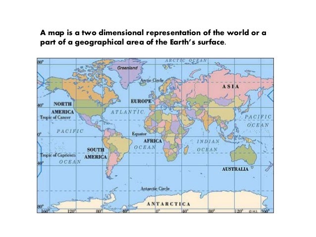 2 Dimensional Map Of The World - Map