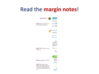 Reading A Math Textbook | PPT | Educational Assessment | Education