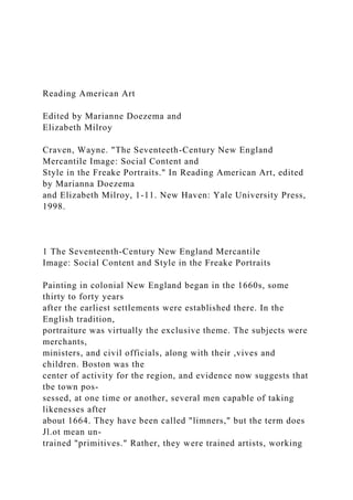 Reading American ArtEdited by Marianne Doezema andElizab.docx