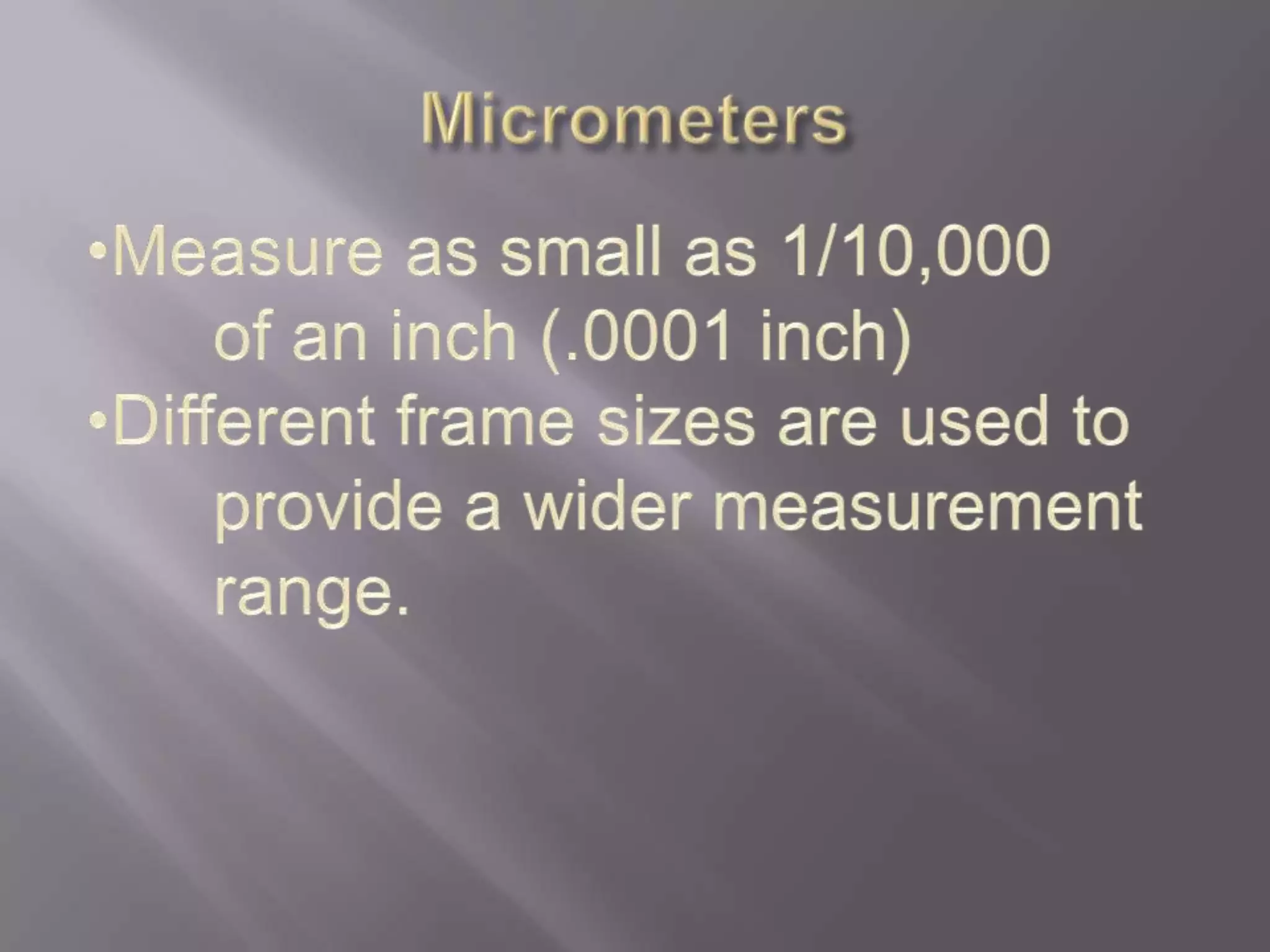 Reading a micrometer | PPTX