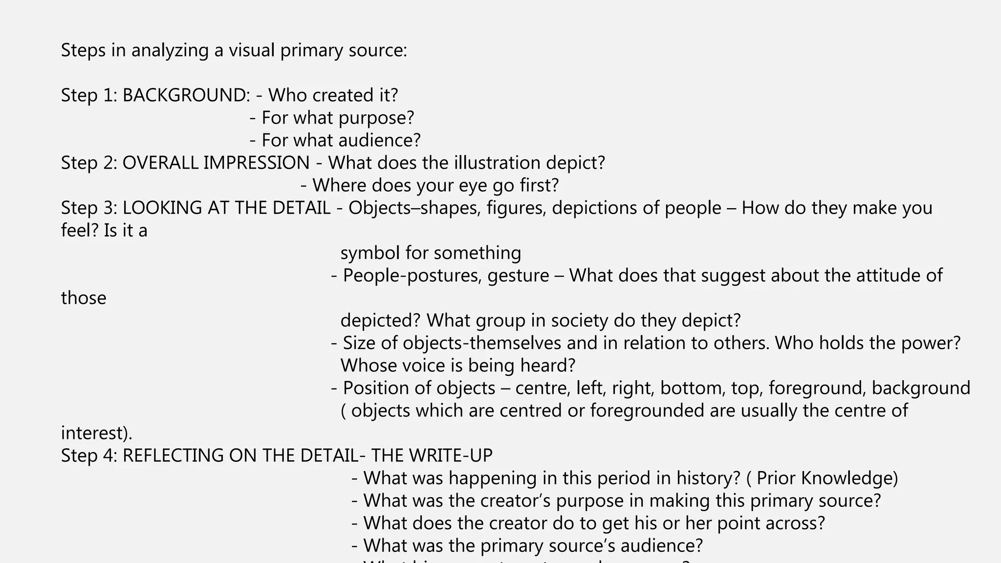 Understanding and analysing primary source material | PPT