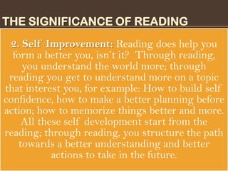 Reading and development | PPTX