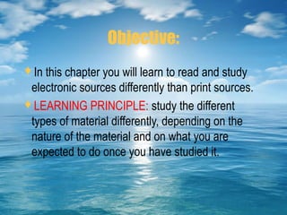 Reading and evaluating electronic sources | PPT