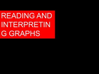 Reading and interpreting graphs | PPTX