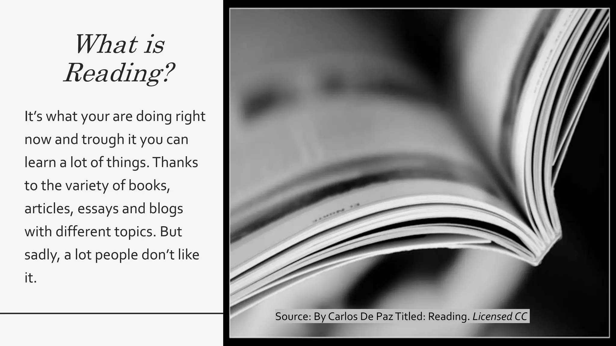 Reading and its benefits | PPT