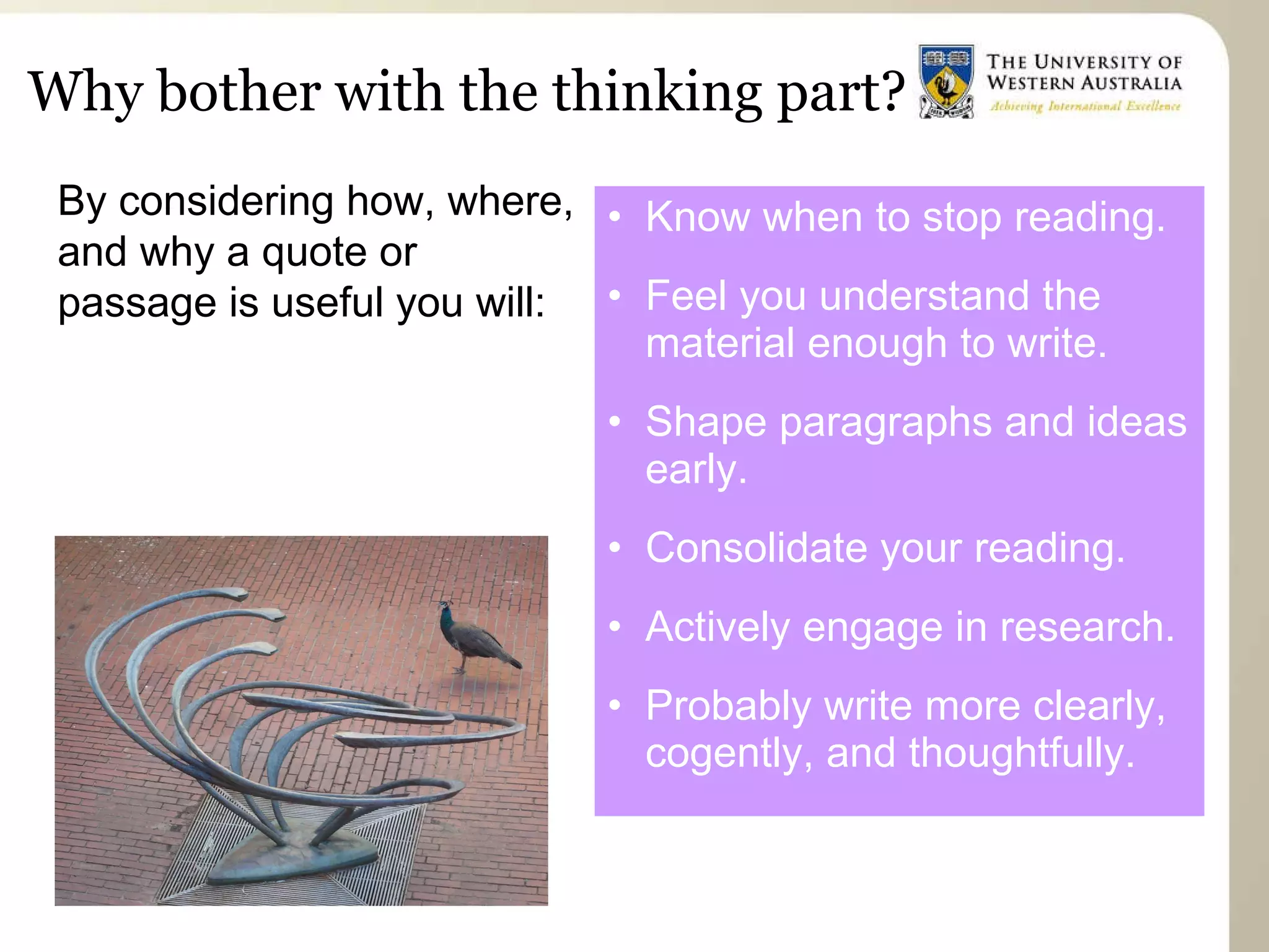 Reading and Notemaking | PPT | Books and Literature