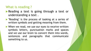 Reading and reflecting | PPTX