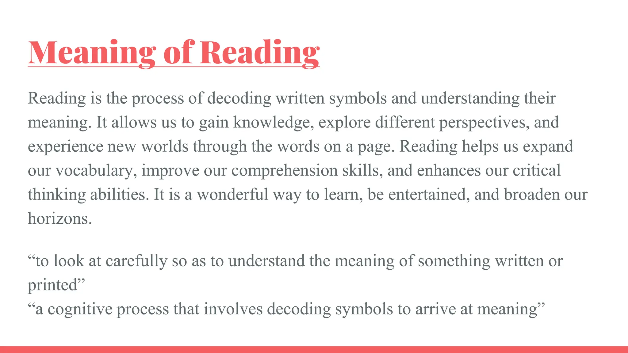 PPT Reading and reflecting on text B.Ed sem 1 | PPTX
