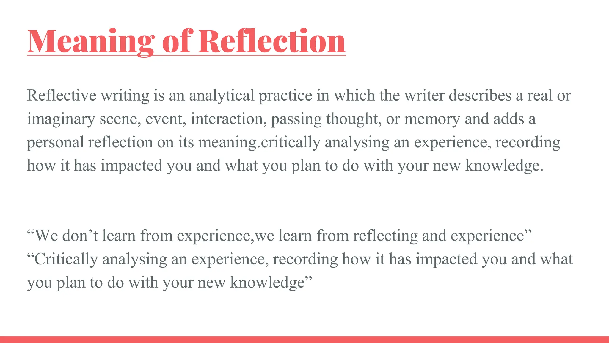 PPT Reading and reflecting on text B.Ed sem 1 | PPTX