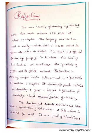 Reading and reflection(1) | PDF