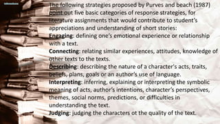 Reading and teaching fiction | PPTX