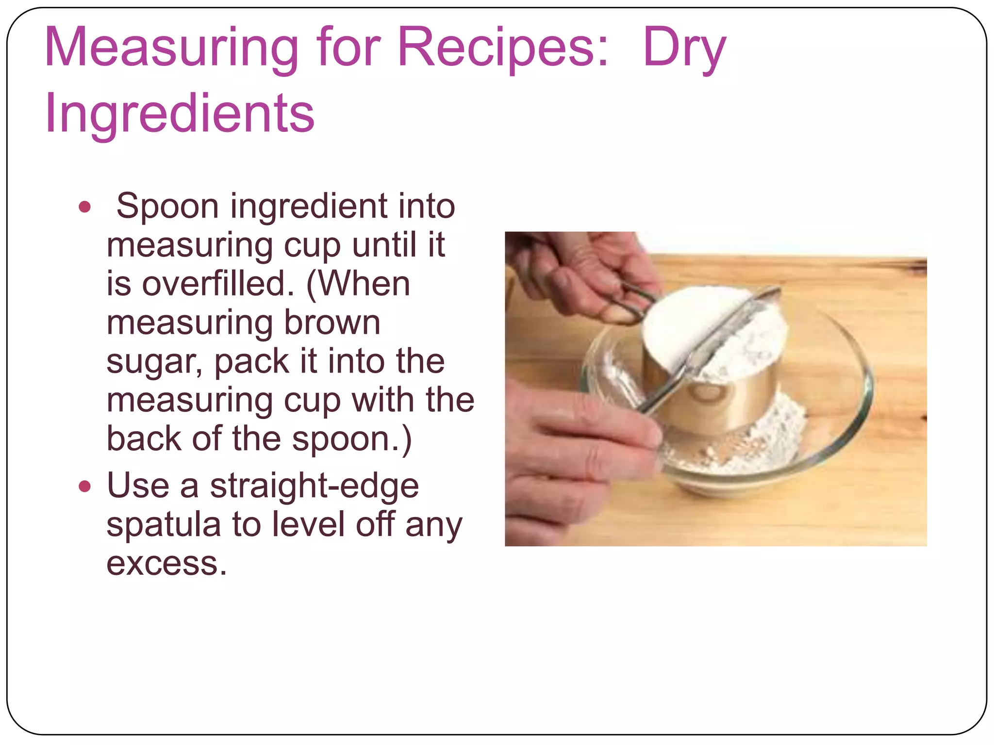 Reading and using a recipe | PPTX