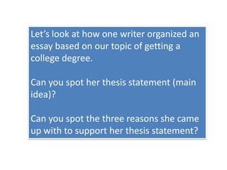 Reading and Writing Connections | PPTX