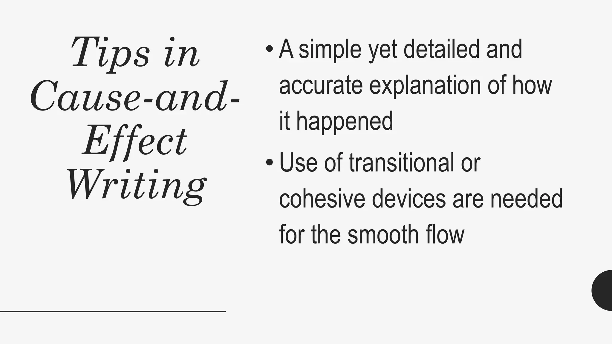 Reading and Writing - Cause and Effect | PDF