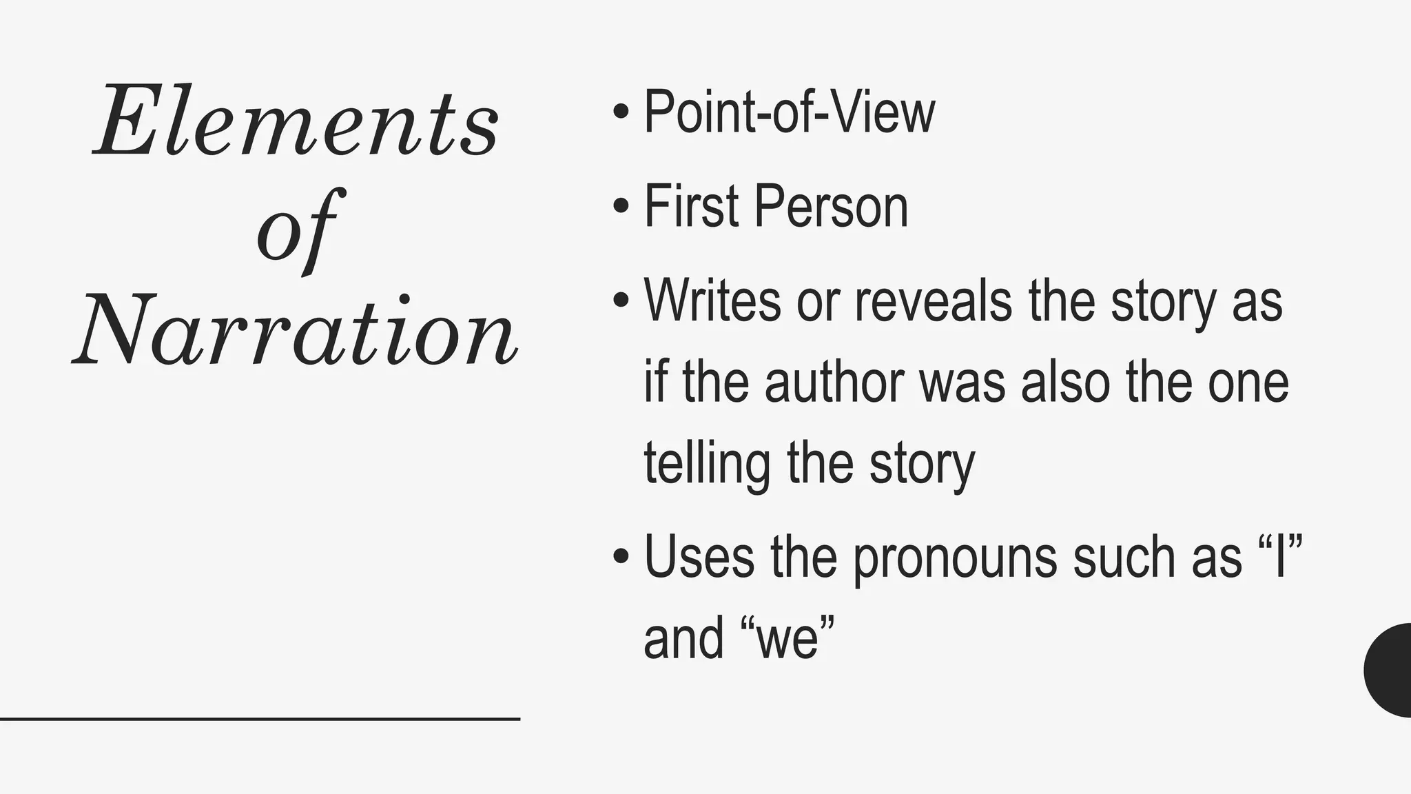 Reading and Writing - Narration | PDF