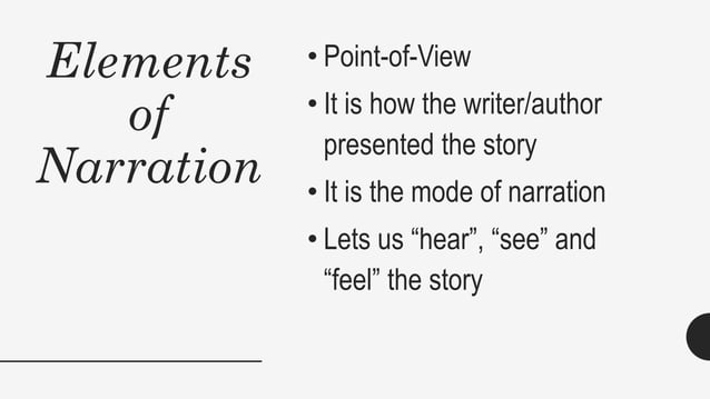 Reading and Writing - Narration | PDF