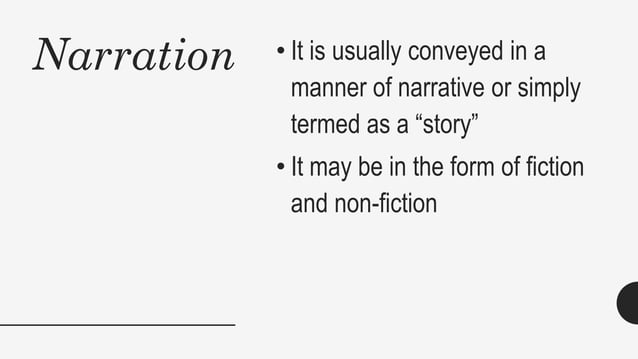 Reading and Writing - Narration | PDF