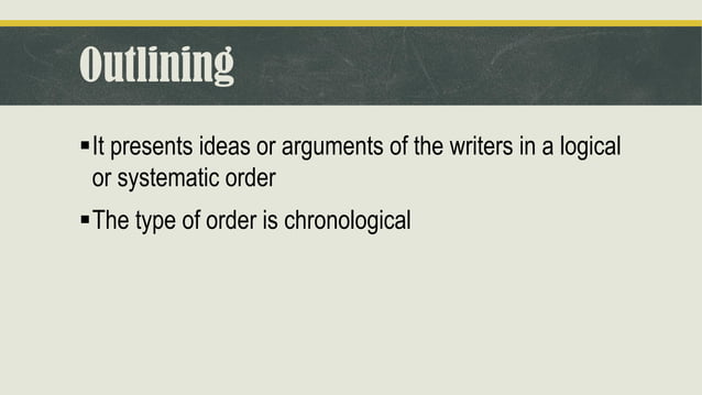 Reading and Writing - Outlining | PDF