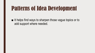 Reading and Writing - Patterns of Idea Development | PDF