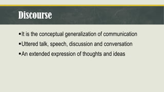 Reading and Writing - Text as a Connected Discourse | PDF
