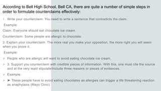 Assertions Vs. Counterclaims Reading And Writing (11) | PPTX