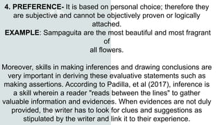 Assertions Vs. Counterclaims Reading And Writing (11) | PPTX