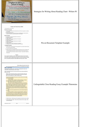 Reading And Writing Essay | PDF