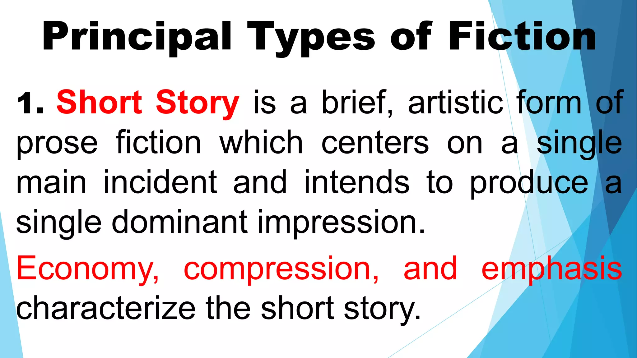 Reading and writing fiction | PPTX