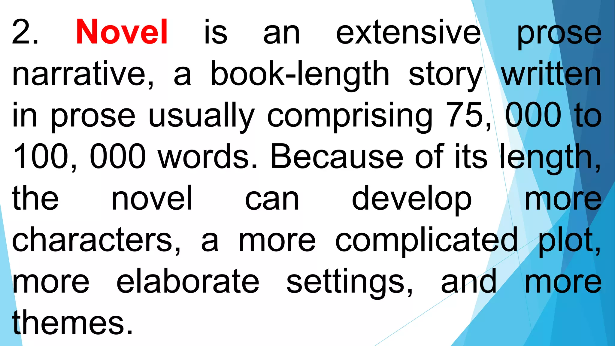 Reading and writing fiction | PPTX