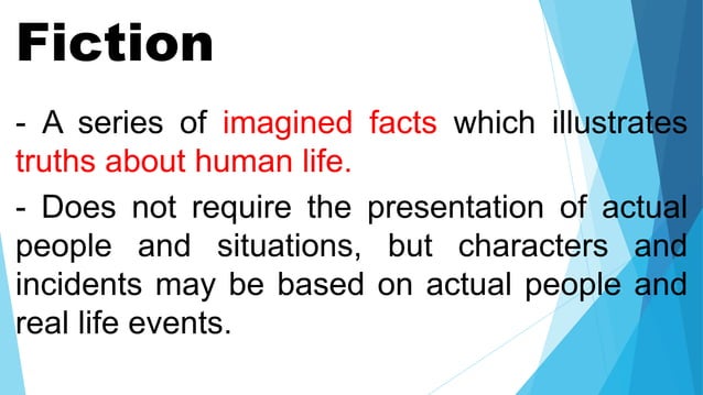 Reading and writing fiction | PPTX | Genres